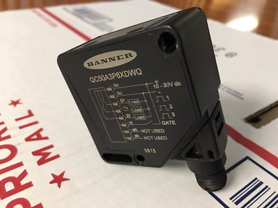 BANNER QC50A3P6XDWQ COLOR SENSOR, TESTED, WARRANTY | eBay