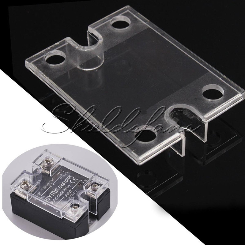 5X Safety Cover Case Clear Plastic Cover For Single Phase Solid State ...