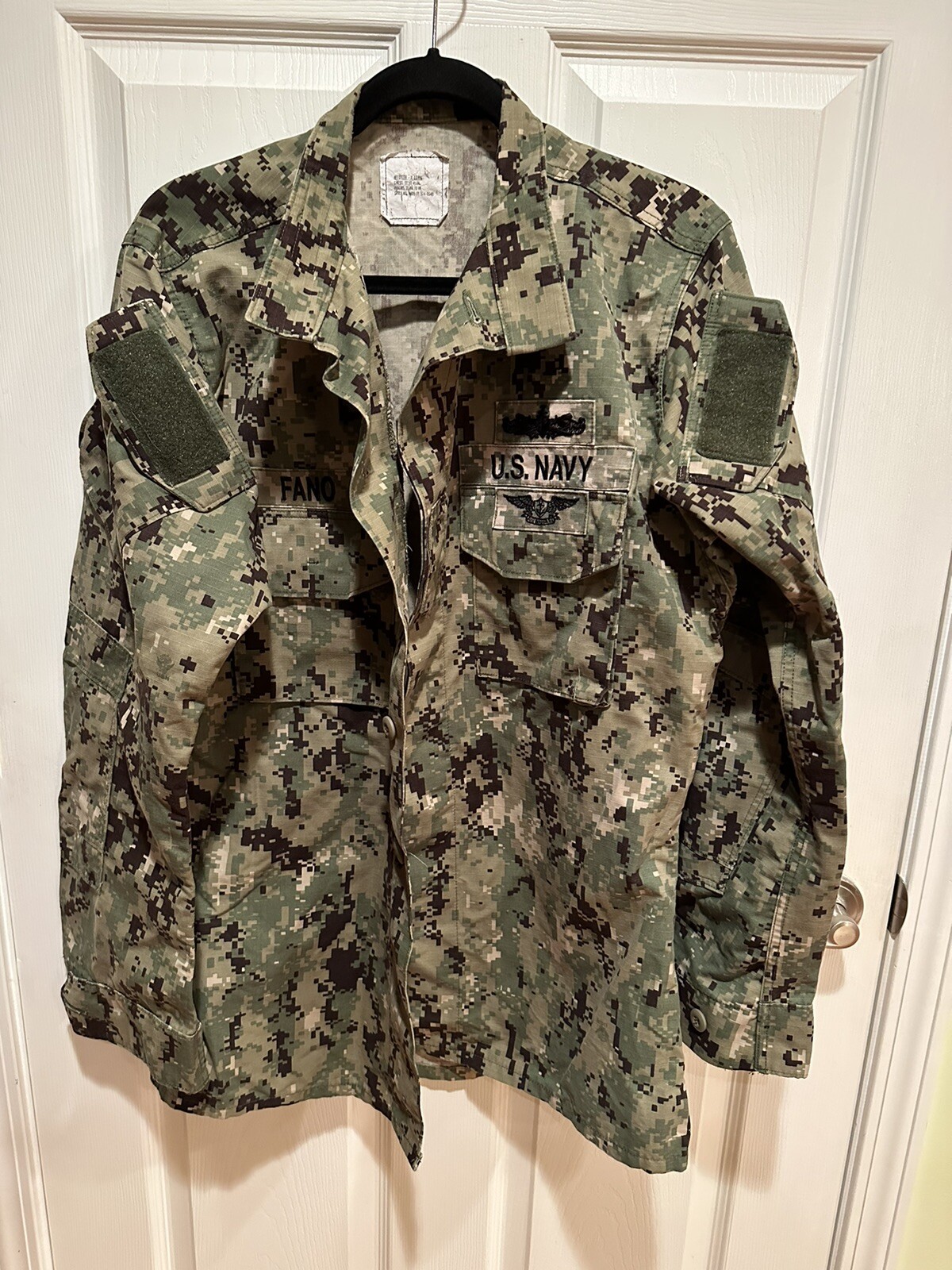 US Navy USN NWU Type III Working Uniform Blouse Jacket Medium X-Long ...