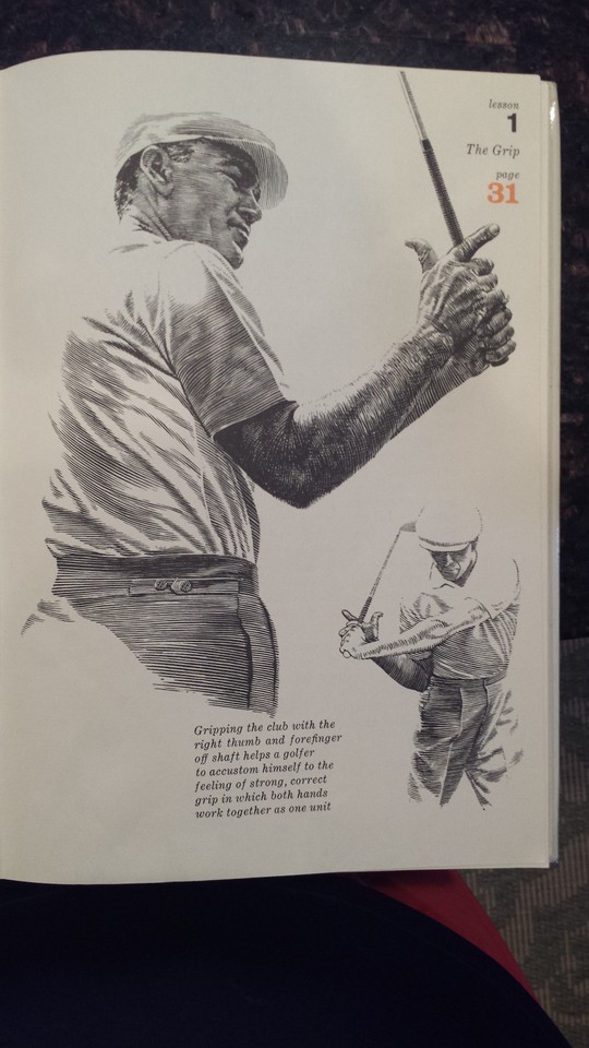 Ben Hogan Five Lessons The Modern Fundamentals of Golf 1982 1st Edition ...