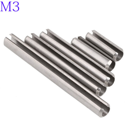 M3 3mm 304 Stainless Steel Spring Tension Pins Split Dowel Sellock Roll ...