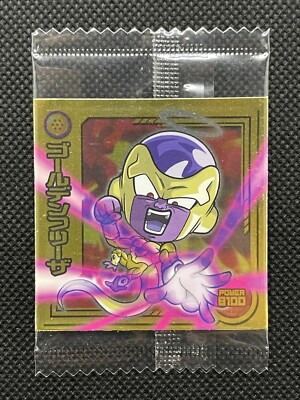 Golden Frieza W7-14 SR Dragon Ball Wafer Japanese Sticker BANDAI Japan ...
