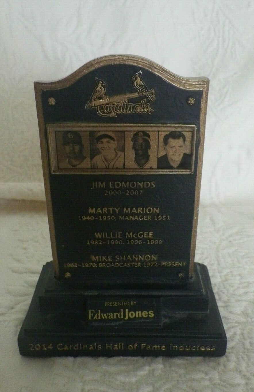 2014 Cardinals Hall of Fame Inductees St. Louis Edmonds Marion McGee ...