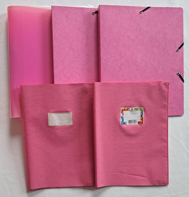 ⭐ 16 x Hefter/Ringordner/Heftumschläge - Konvolut / Pink / A4 - NEUWARE ...