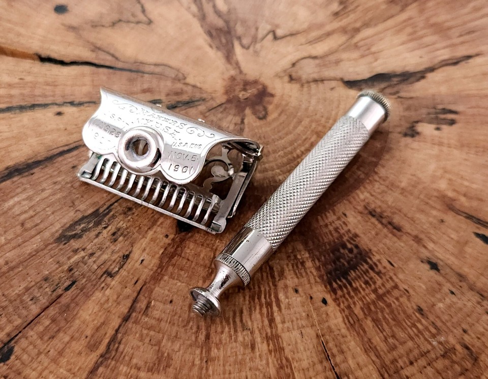 GEM Junior Bar Lather Catcher Vintage Single Edge Safety Razor | eBay