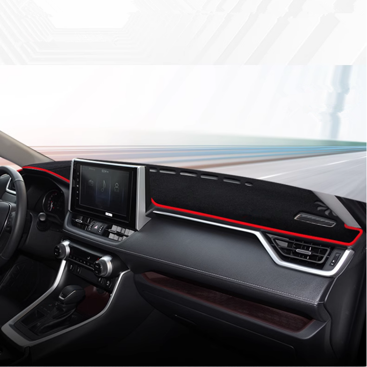 Car Red Dashboard Dash Mat DashMat Sun Cover Pad for Toyota RAV4 2019 ...