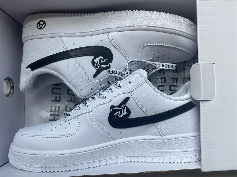 INEVERHEARDOFYOU F**K OFF AIR FORCE 1 Size 10 Rare Limited Sold Out ...