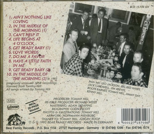 Tommy Hill - Get Ready Baby (CD) - Rock & Roll | eBay