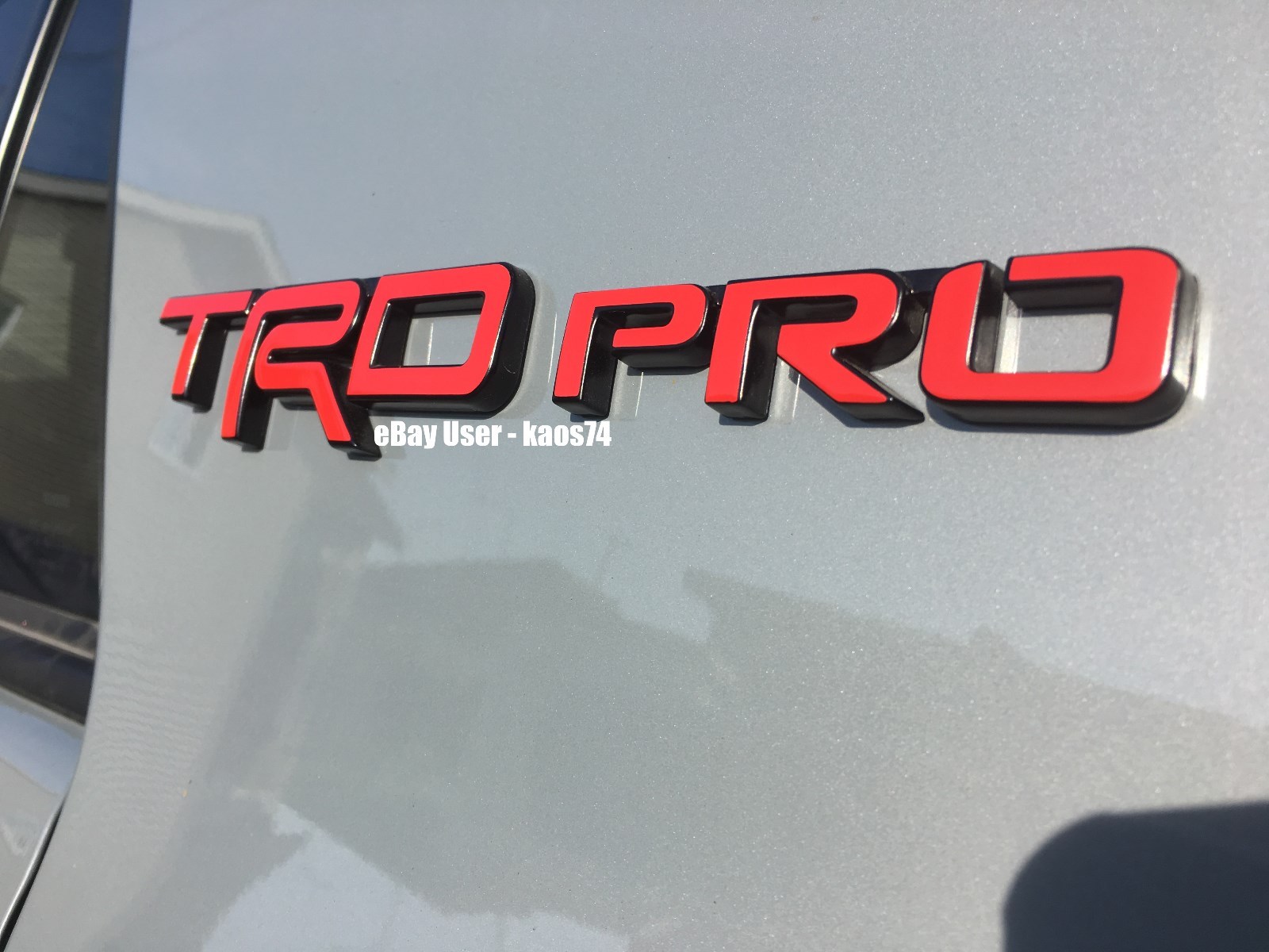 FITS Toyota 4Runner "TRD PRO" Emblem Decal 2016 2017 2018 2019 2020 ...