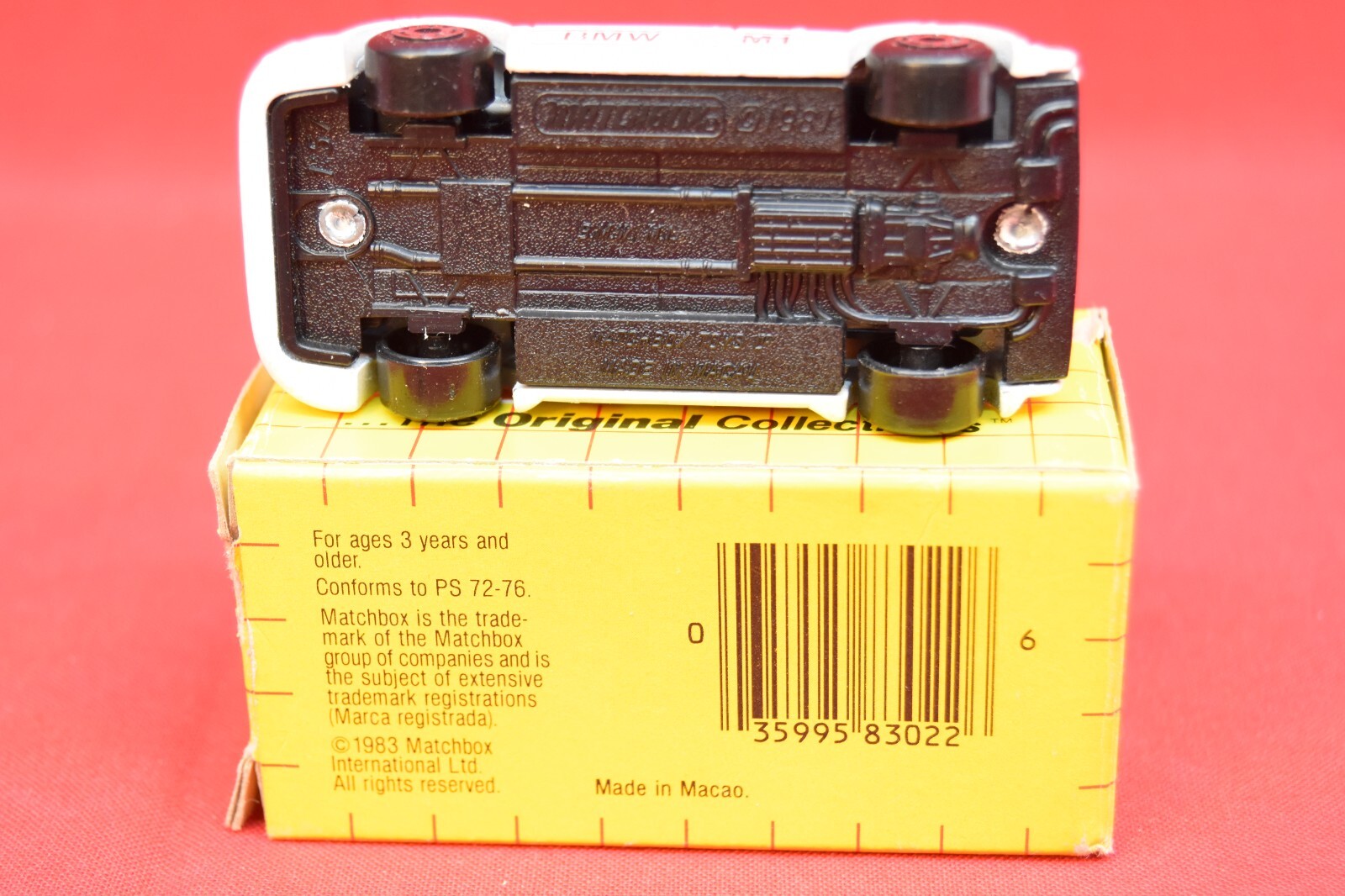 Vintage Matchbox 1983 BMW M1 Racing MB52 #52 White Macau With Original ...