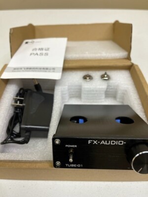 FX-Audio Tube-01 Silver Tube Preamp Line Amplifier Amp fxaudio tube01 ...