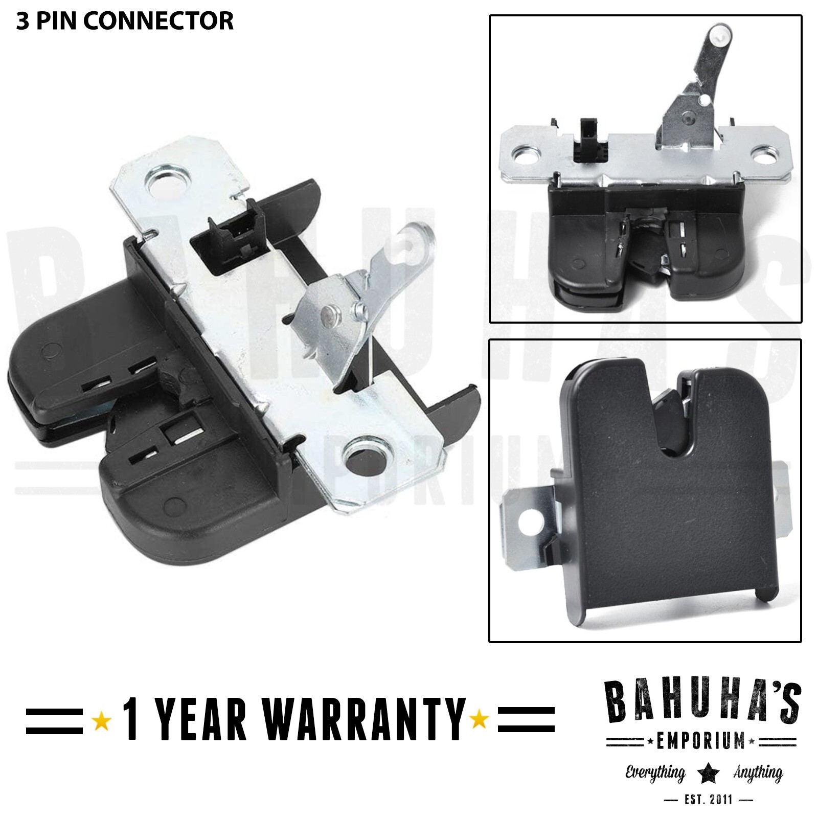 VW Polo 9N, Caddy Mk3, Touareg Tailgate Boot Lock Latch Catch Actuator ...