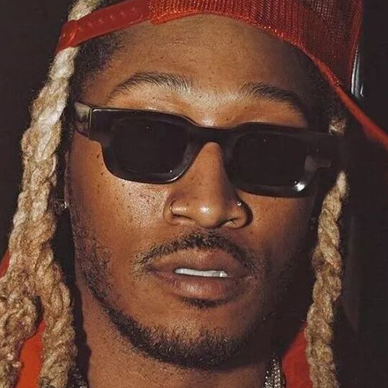 Classic Retro Mens Hip Hop Sunglasses Fashion Thick Frame Black Shades ...