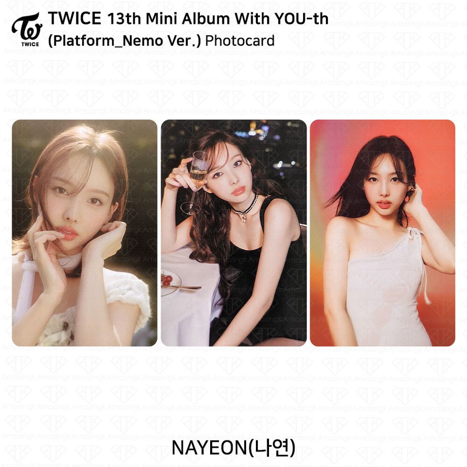 TWICE 13th Mini Album With YOU-th Platform Nemo Ver Special Photocard ...
