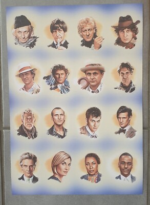 Doctor Who multi doctors exclusive A3 Poster | eBay