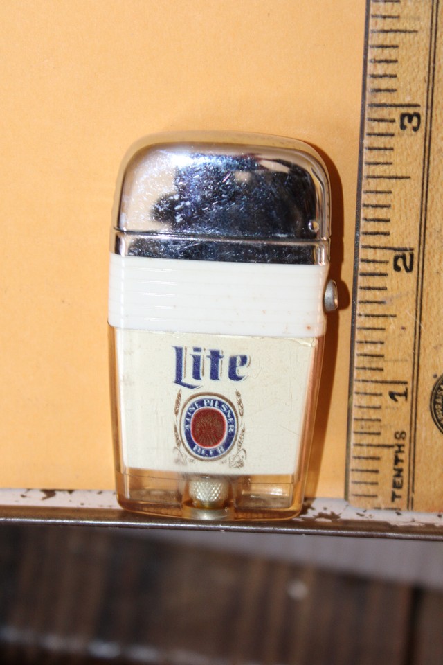 Vintage Miller Lite A Fine Pilsner Beer Scripto Vu-Lighter Rare | eBay