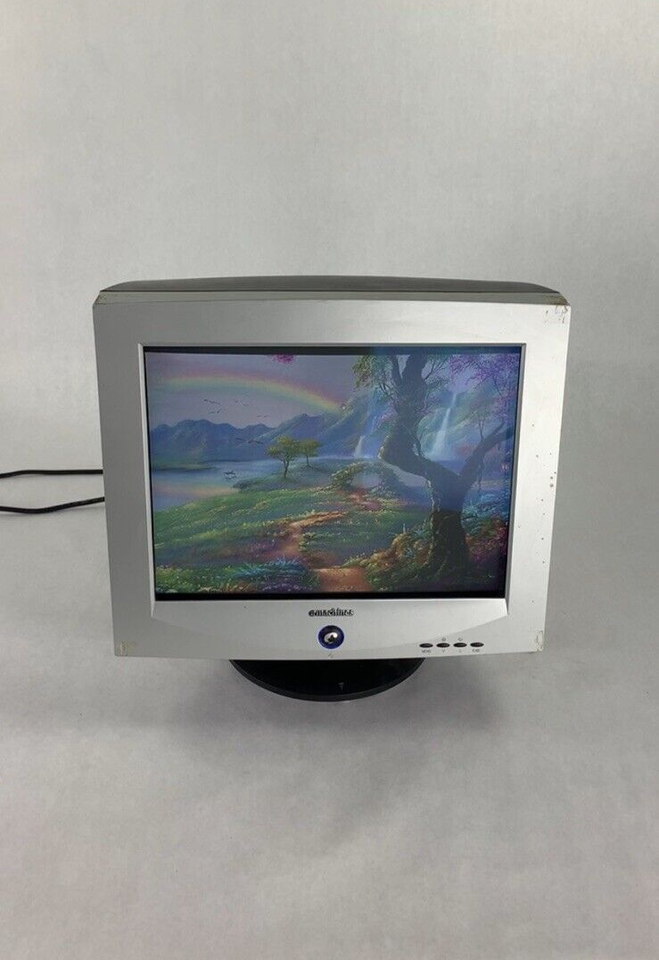 Vintage eMachines eView 1772 17 " VGA CRT Computer Monitor Retro Gaming ...