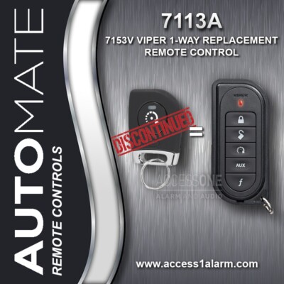 NEW Viper 7153V For Discontinued Automate 7113A 1-Way Remote Control ...