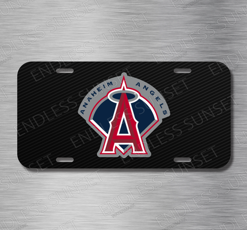 For Anaheim Angels California Fans Baseball License Plate Front Auto ...