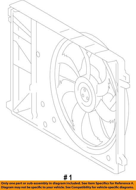 Fan Blade Assembly A25afks Engine Fits 2018 Toyota Camry 16360F0010 OEM ...