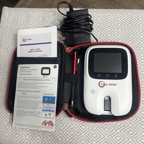 Coag-Sense PT/INR Monitoring System Case Manual AC Adapter Coag Sense ...