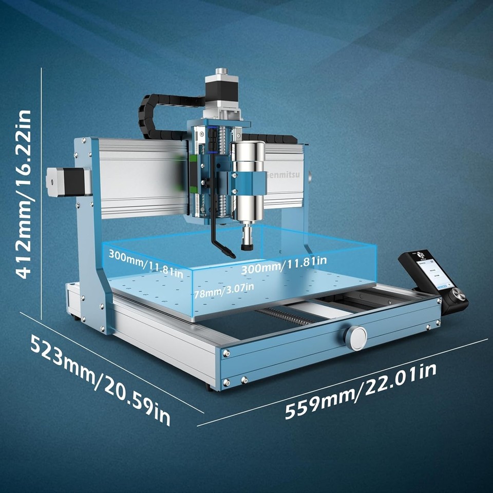Genmitsu 3030-PROVer MAX CNC Router Machine with Linear Guide & Ball ...