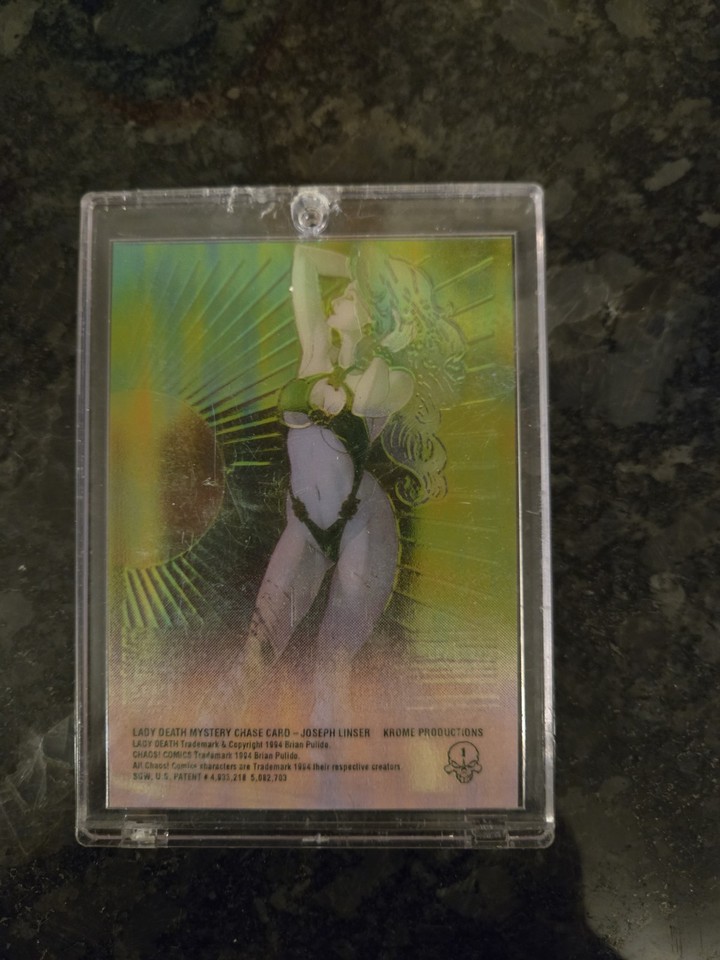 LADY DEATH SERIES 1 1994 KROME PRODUCTIONS MYSTERY SET CLEARCHROME CARD ...
