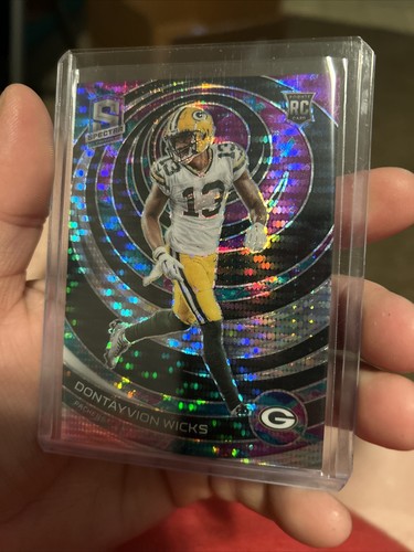 2023 Panini Spectra DONTAYVION WICKS Celestial Rookie Card /99 Packers ...