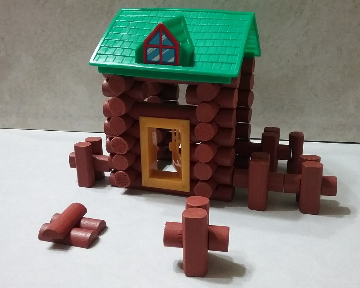 Linkin Logs Mansion Build A House With Life Sized Lincoln Logs