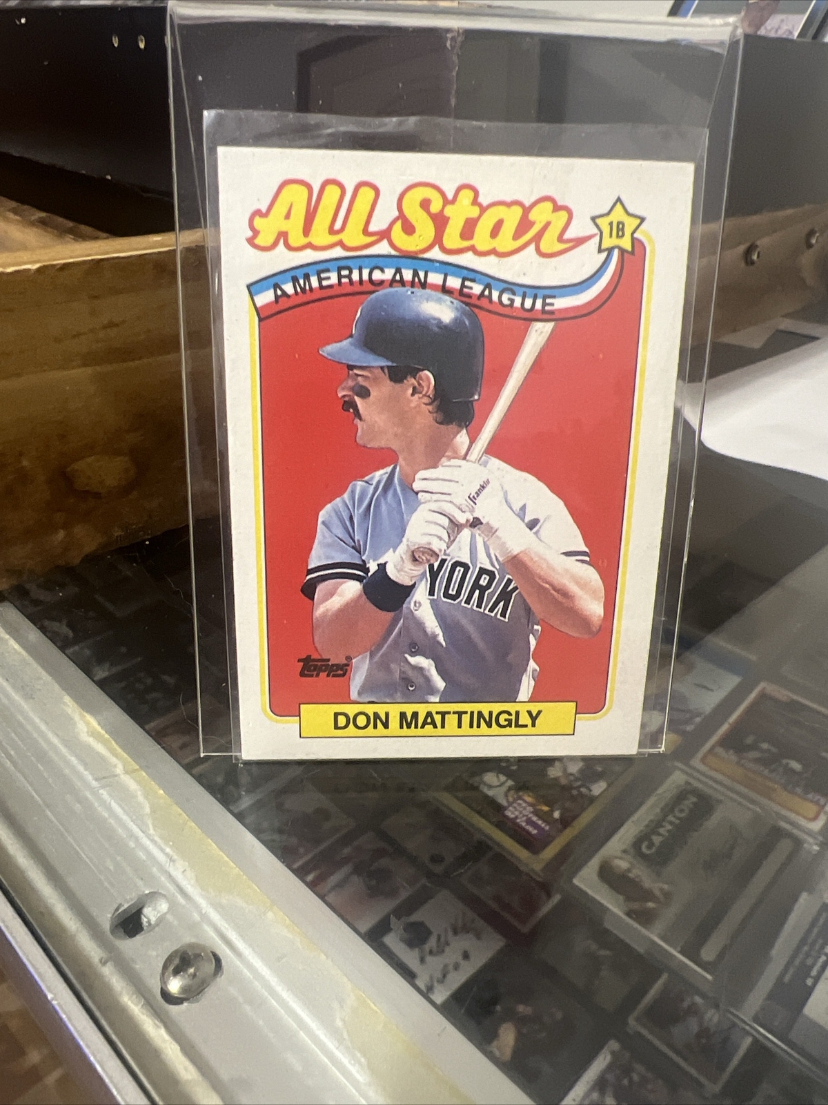1989 Topps Baseball Card 397 DON MATTINGLY ALL STAR NEW YORK YANKEES | eBay
