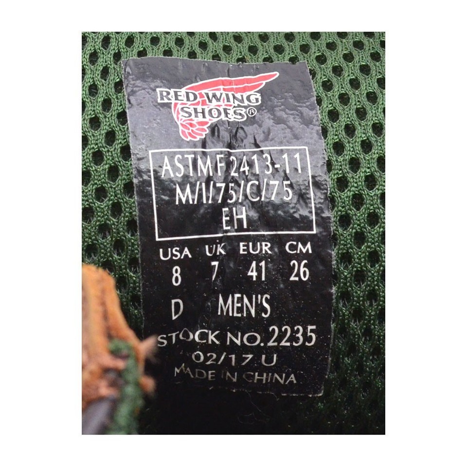 Men Red Wing 2235 King Toe Non Metallic Work Boots 8 D Brown Shoes New ...