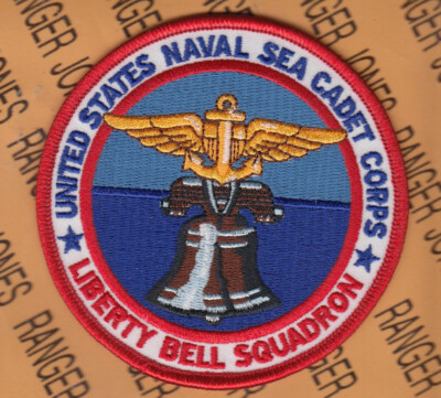 USN Navy Naval Sea Cadet Corps Lliberty Bell Sqdn ~4" patch m/e | eBay