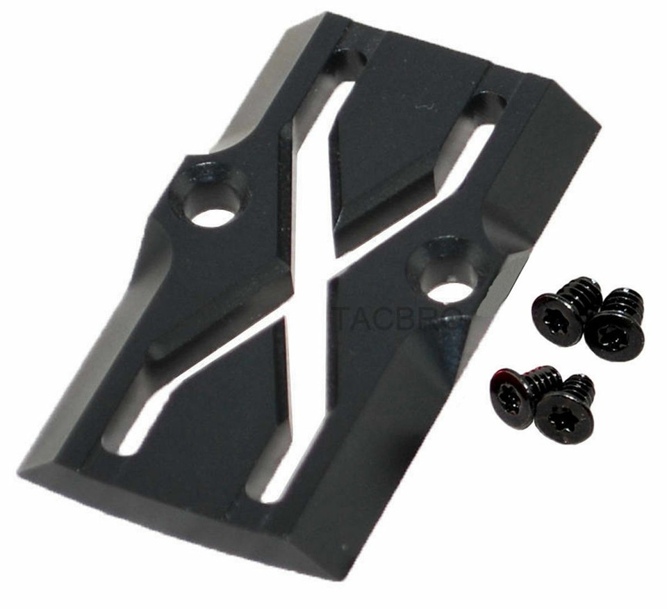 Black Anodized Aluminum Trijicon RMR Cover Plate for G17 G19 G26 Cut ...