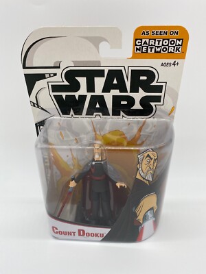 Star Wars Cartoon Network animated series Count Dooku action figure ...