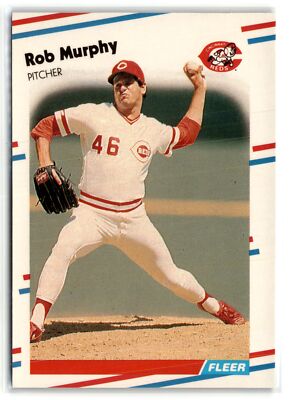 1988 Fleer Baseball Glossy/Tiffany #241 Rob Murphy Cincinnati Reds | eBay