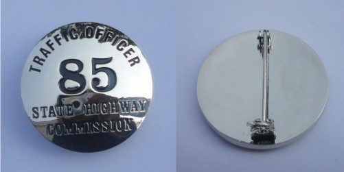 Virginia State Highway Commission badge - VSP 85 Virginia State Police ...