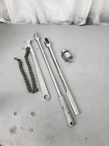 PROTO USA 1/2" DRIVE BREAKER BARS NOS 15" & 18" & CHAIN WRENCH 16 ...