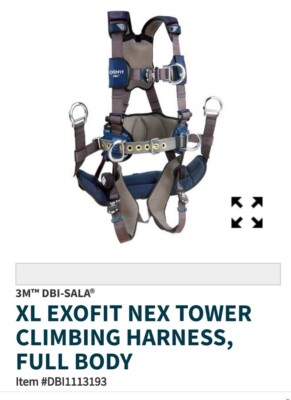 Safety Harnesses - Tower Climbing
