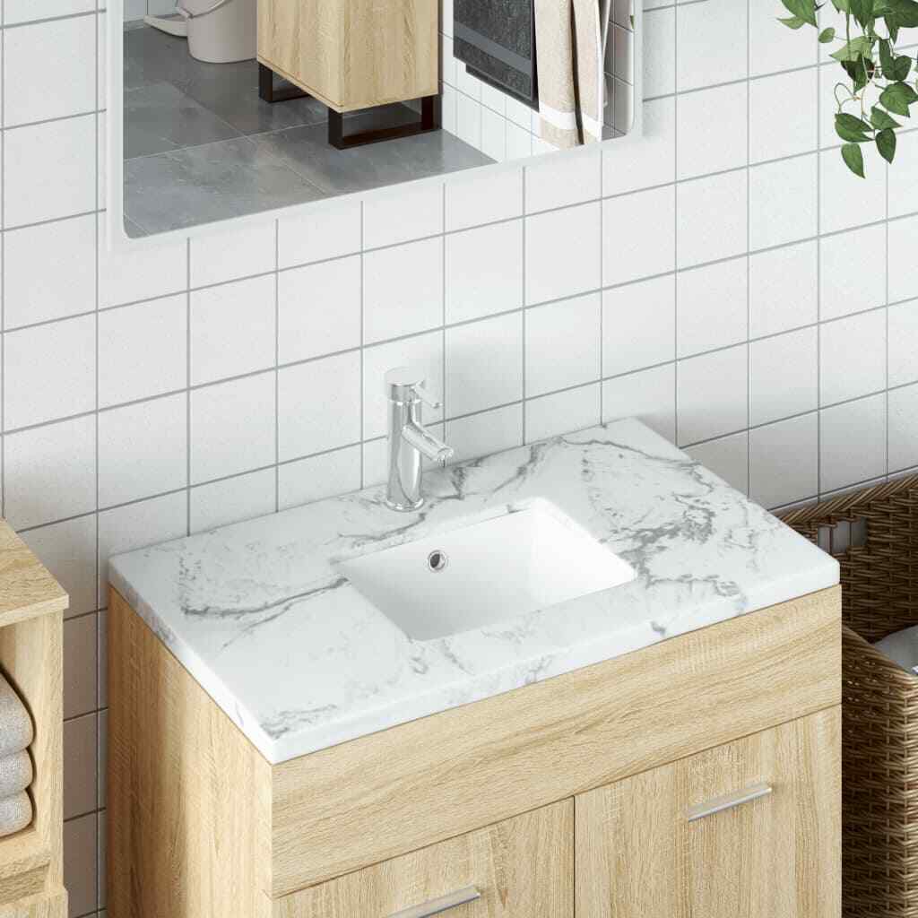 Large Rectangular Undermount Bathroom Sinks Wholesale White 24 Inch