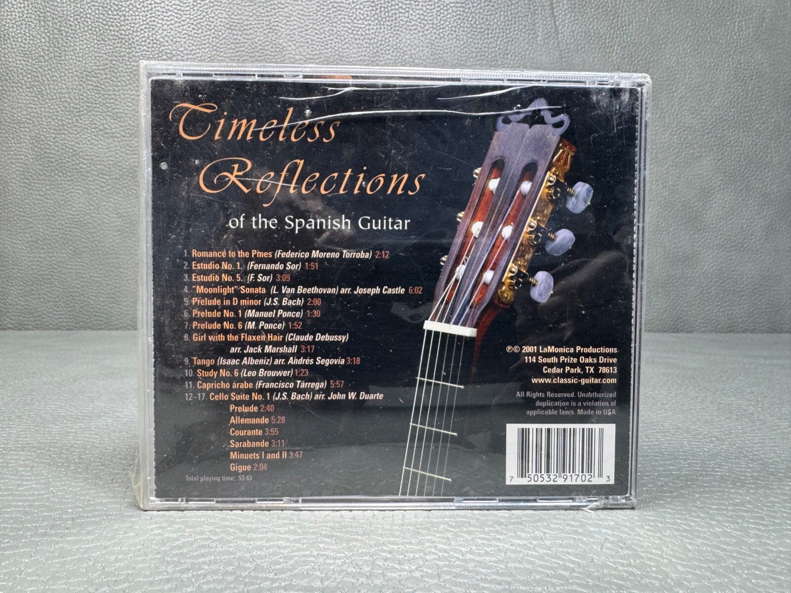 Timeless Reflections of the Spanish Guitar by Frank Lamonica (CD, Jan-2002, LaMonicaProductions ...