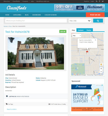 Classified Ads Website - Mobile Friendly | eBay