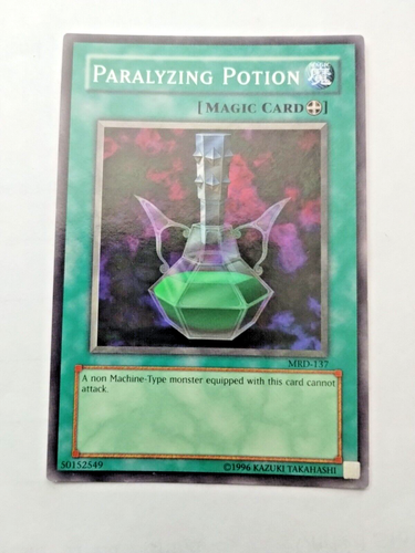 Yu-Gi-Oh! TCG Paralyzing Potion Metal Raiders MRD-137 - Uncirculated | eBay