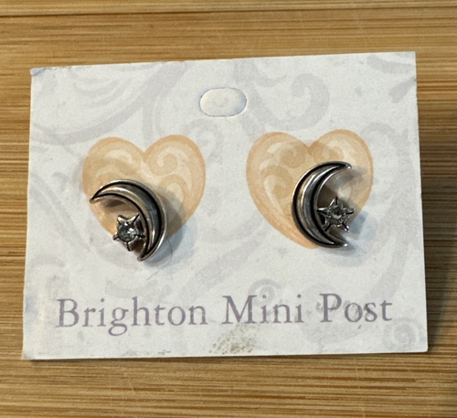 Brighton Silvery Moon Stars Mini Post Pierced Earrings Retired On Org ...
