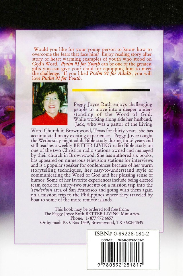 Psalm 91 for Youth (Christian Teens) - by Peggy Joyce Ruth | eBay