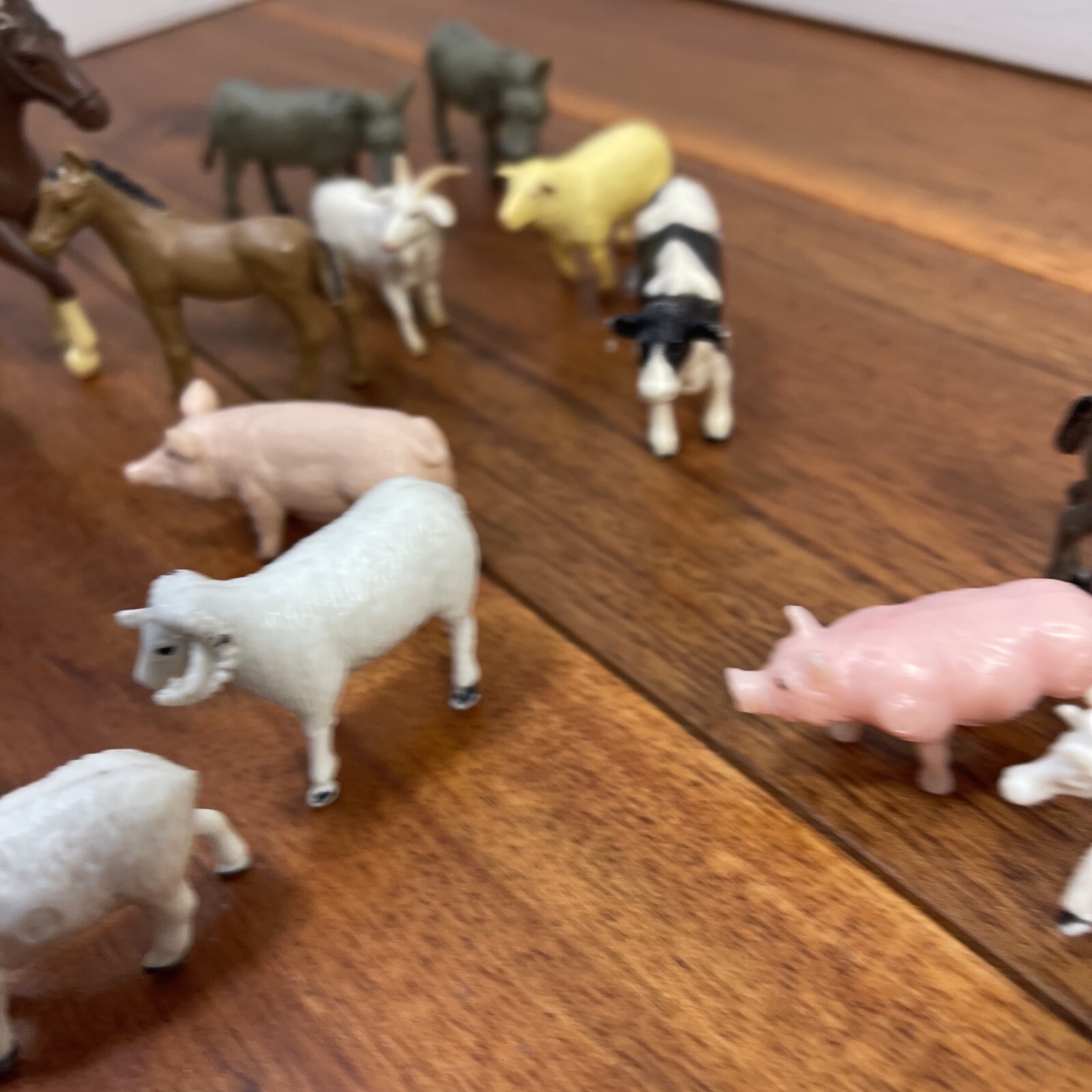 Safari LTD & Collecta - Plastic Farm Animals LOT 30 Horses Dog Chick ...