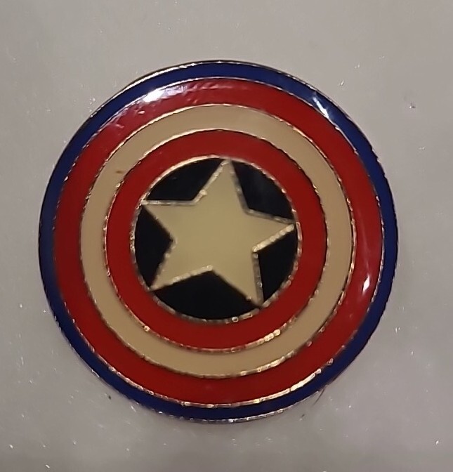 Marvel Comics, Captain America Logo Enamel Pin - New | eBay