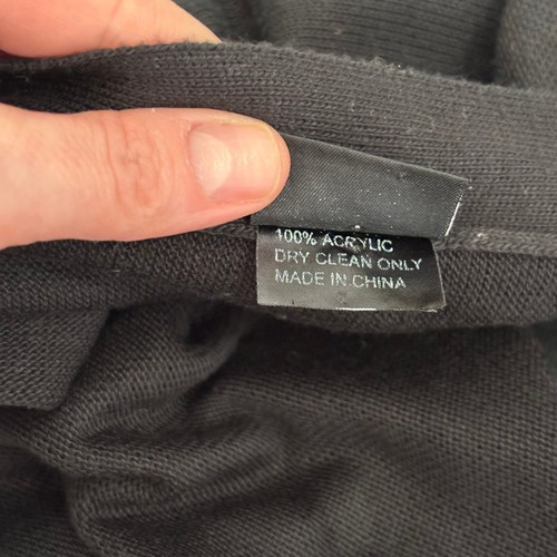 Cejon Sweater Womens OS Black Wrap Cardigan Shrug Thin Dance Yoga ...