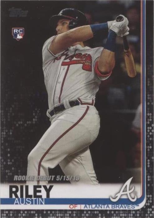2019 Topps Update Series - Rookie Debut Austin Riley #US252 Black /67 ...