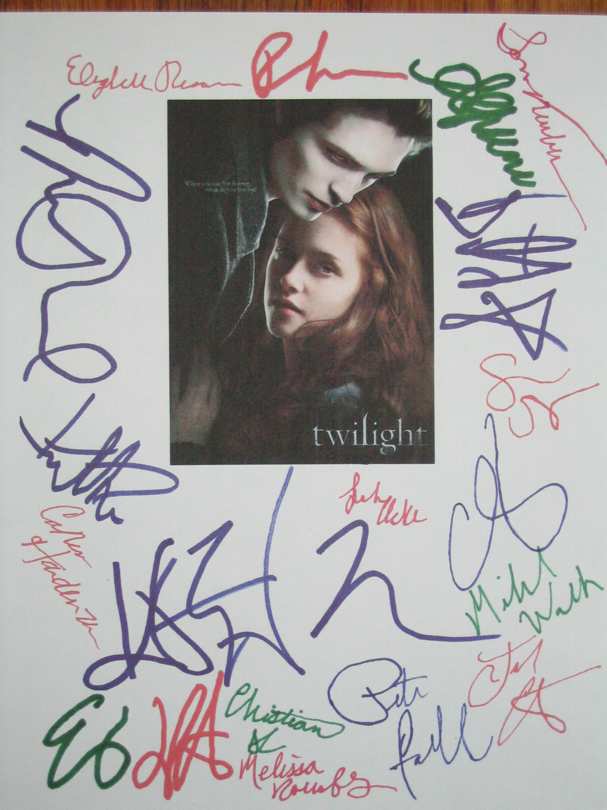 Twilight Signed Movie Script X20 Kristen Stewart Pattinson Lautner Reed ...