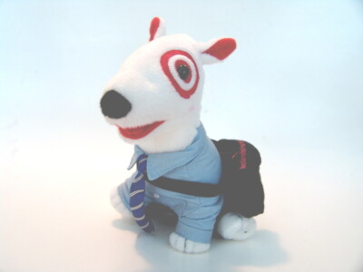 Target Dog Plush Business Dog Stuffed Toy Bullseye - Very Rare | eBay